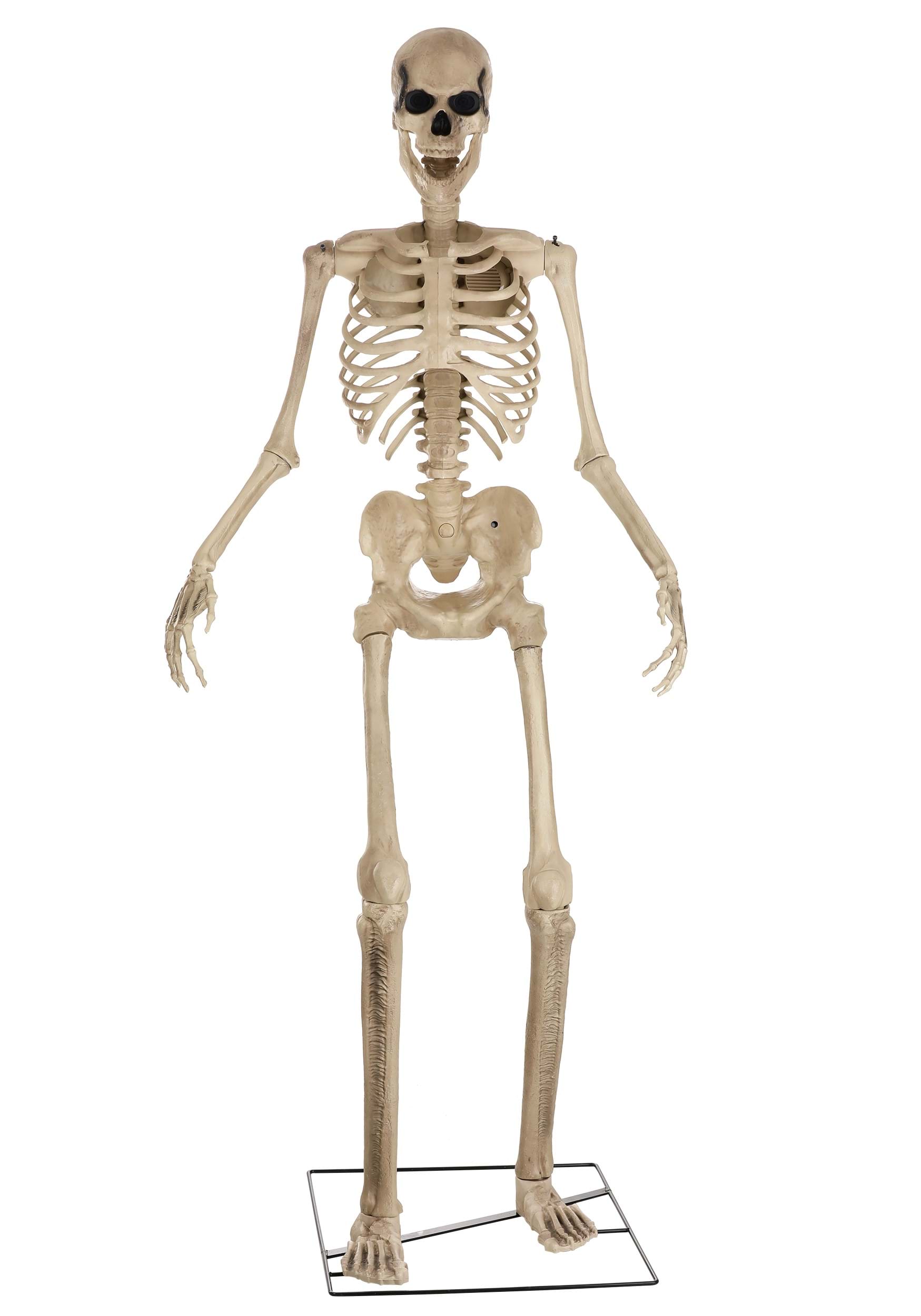 Giant 8ft Animated Skeleton Decoration for Halloween