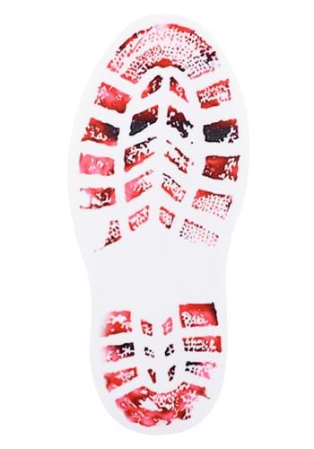 Bloody Shoe Prints 11“ PVC White