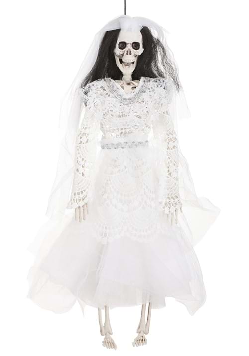 16-Inch Skeleton Dressed Bride Decoration | Hanging Decorations