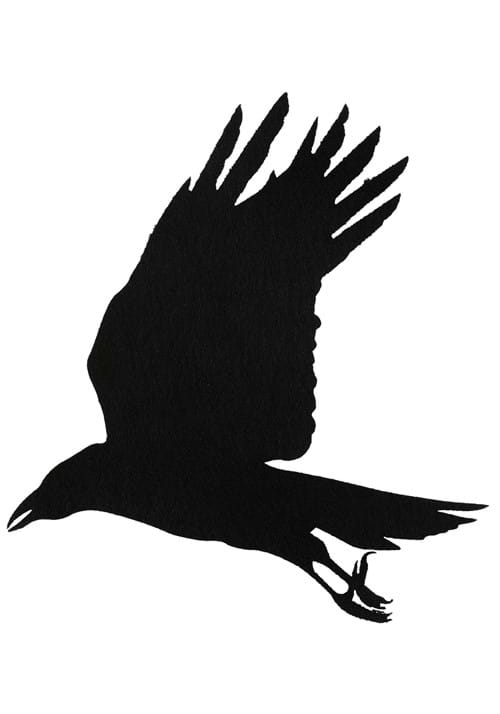 Set of 12 Black Crow Stickers Decoration | Wall Decorations