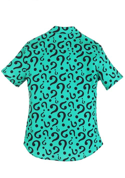 Adult The Riddler Button Up Shirt | Adult Apparel