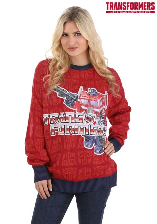 Adult Ugly Christmas Transformers Sweater | Christmas Sweaters