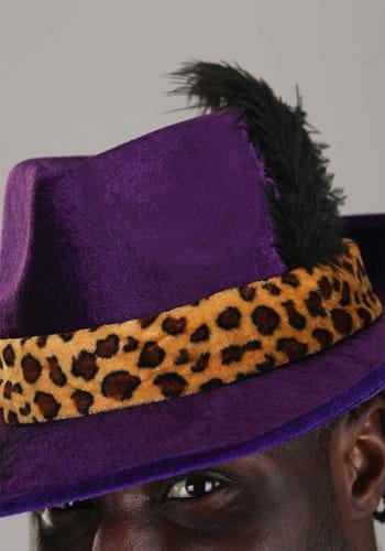 Purple Pimp Costume Hat Accessory