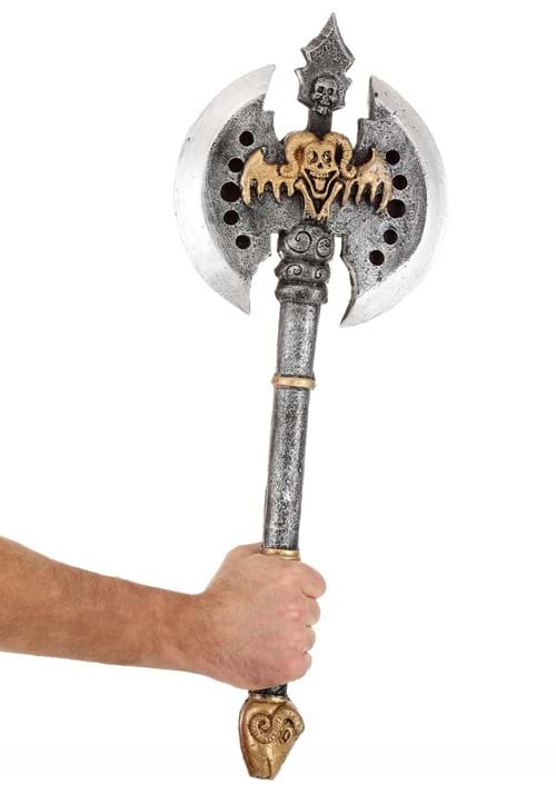 Deluxe Double Bladed Dark Viking Axe Weapon Prop