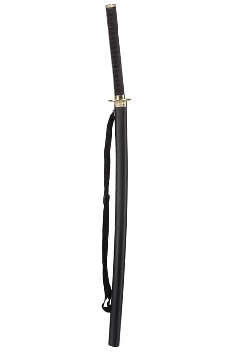 Metallic Katana Ninja Black Sword and Sheath Prop | Ninja Accessories