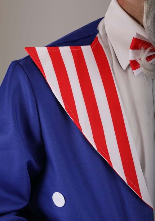 Plus Size Deluxe Uncle Sam Costume for Men | Holiday Costumes