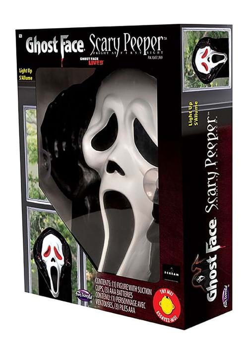 Ghost Face Window Peeper Halloween Prop | Horror Movie Decorations