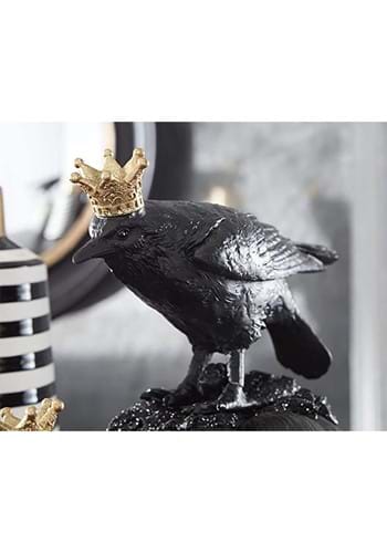 Set of Two Resin Gold Crowns Crows