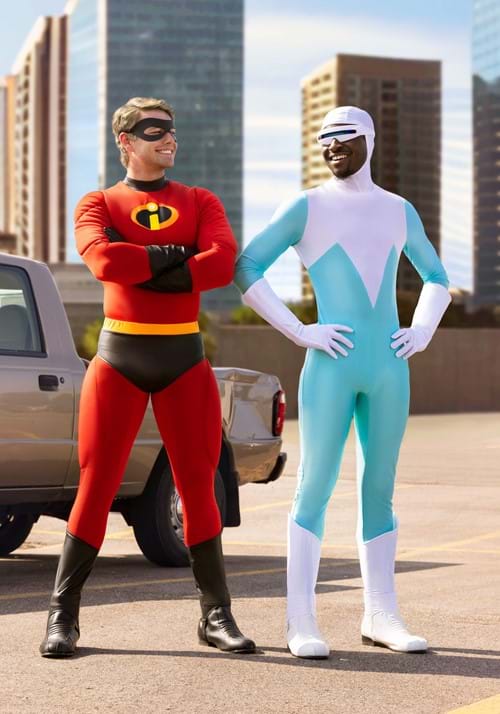 Disney and Pixar The Incredibles Deluxe Frozone Costume for Men ...