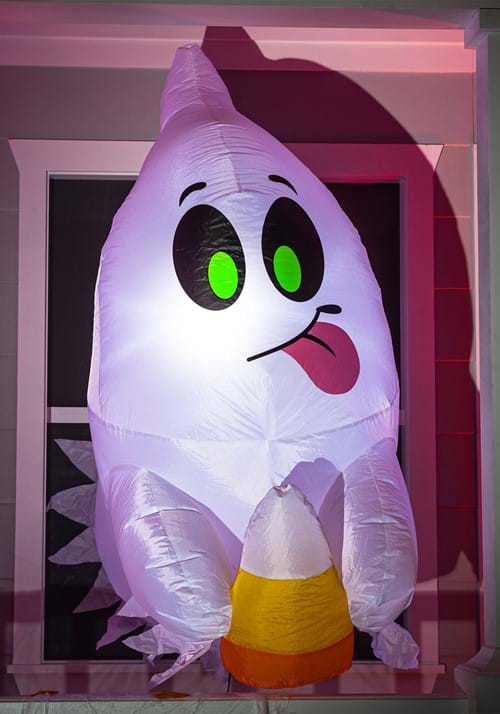 4FT Inflatable Window Breaker Cute Ghost Escaping Prop | Ghost Decorations
