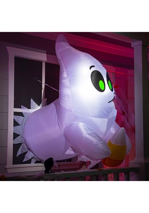 4FT Inflatable Window Breaker Cute Ghost Escaping Prop | Ghost Decorations