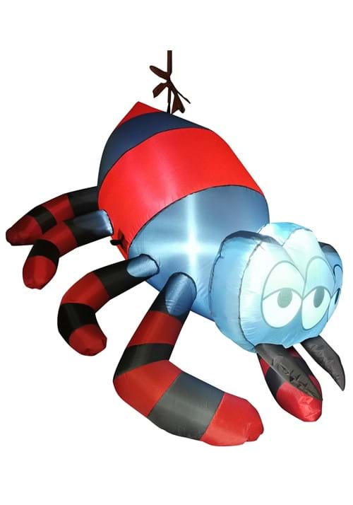 5FT Inflatable Hanging Three Eyed Spider Halloween Decoration | Spider ...