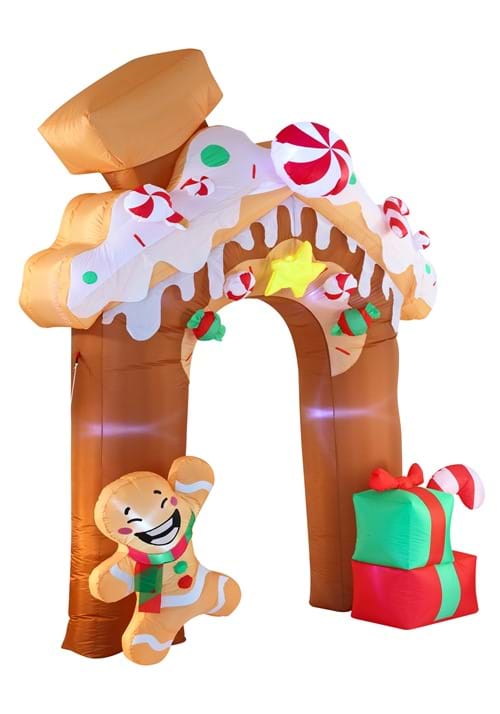 10FT Tall Jumbo Gingerbread Archway Inflatable Prop Decoration ...