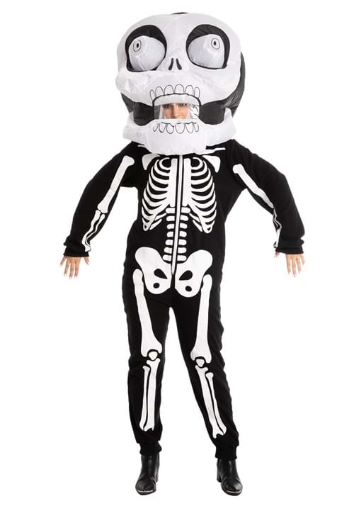 Adult Inflatable Skull Bobblehead Mask