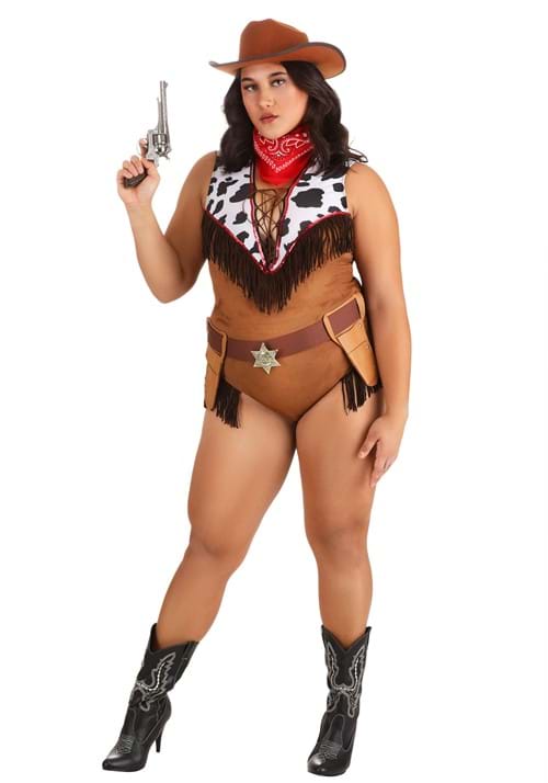 Plus Size Womens Wild West Hottie Costume