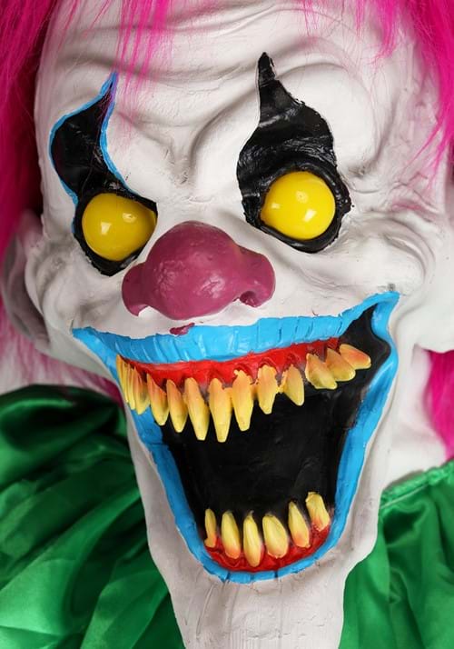7.5FT Double Trouble Demon Clown Animated Prop | Evil Clown Decorations