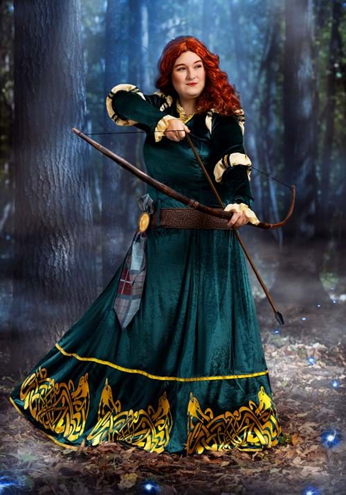 Women's Plus Size Premium Disney Merida Costume Dress