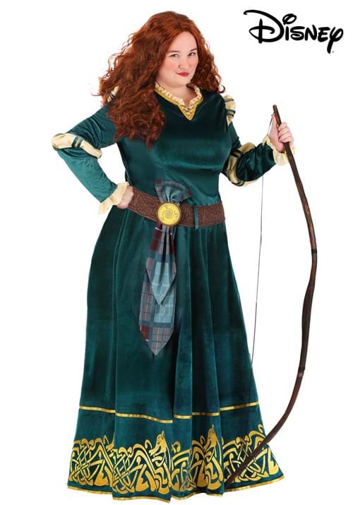 Women's Plus Size Premium Disney Merida Costume Dress