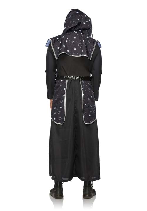 Dark Wizard Black and Silver Men's Costume