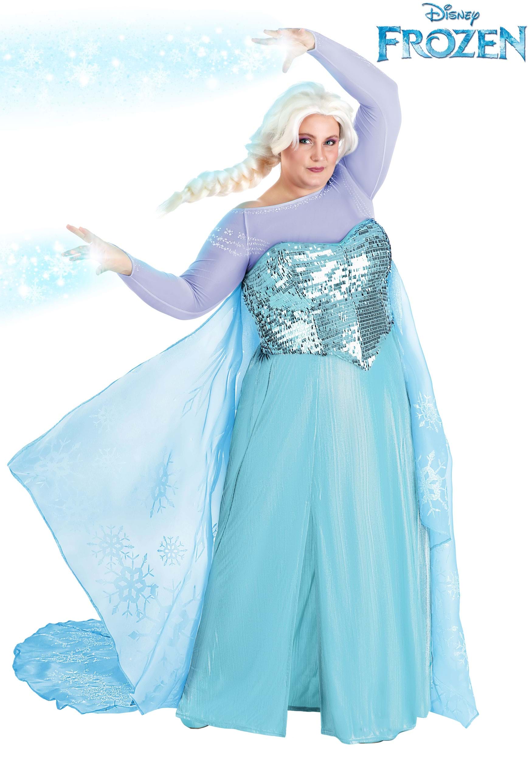 Plus Size Premium Disney Frozen Women's Elsa Costume | Disney Costumes