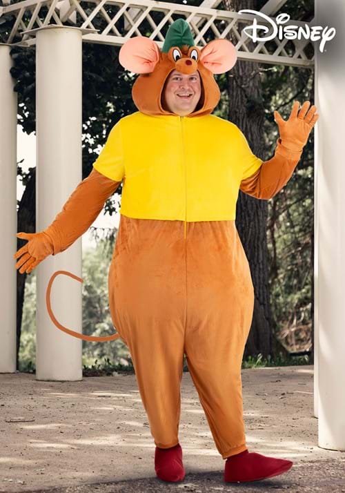 Men's Plus Size Cinderella Deluxe Gus Gus Costume