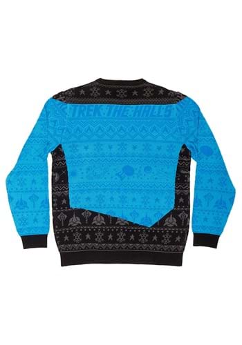Star Trek Blue Christmas Sweater