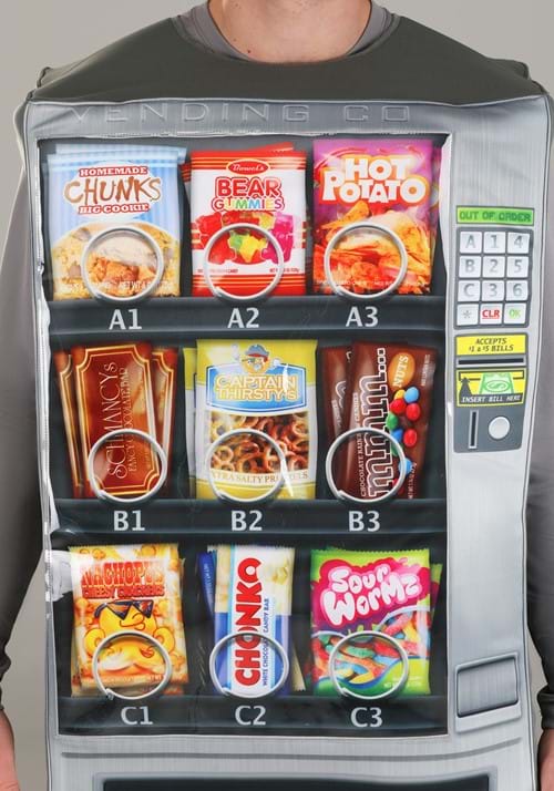 Vending Machine Adult Costume | Funny Costumes