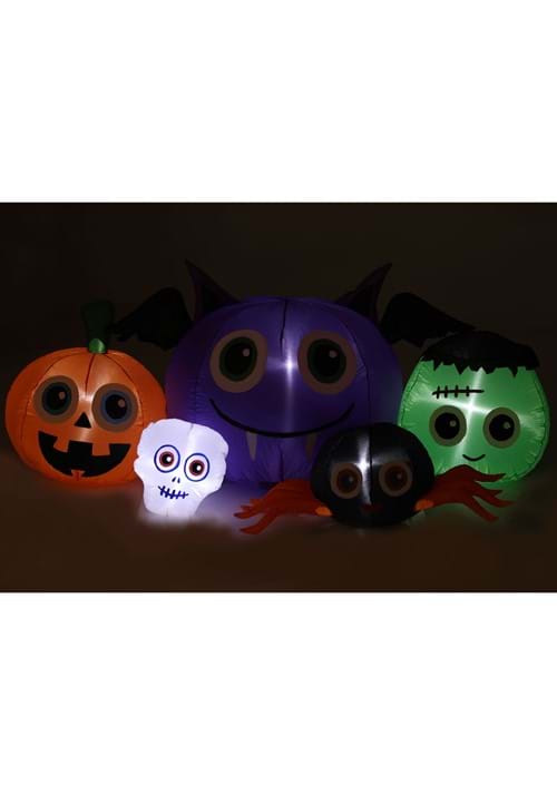 6FT Adorable Monster Party Inflatable Halloween Decoration | Inflatable ...