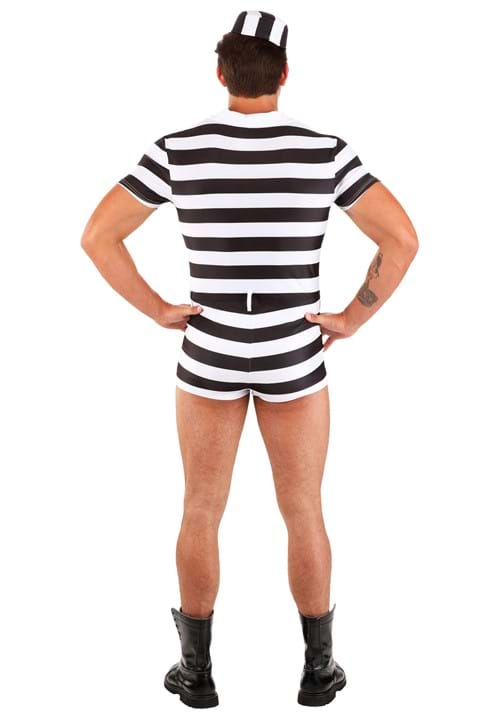 Men's Sexy Striped Prisoner Costume | Sexy Halloween Costumes
