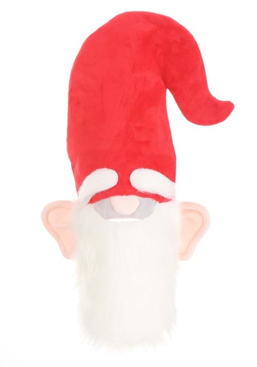 Oversized Red Gnome Hat with White Beard