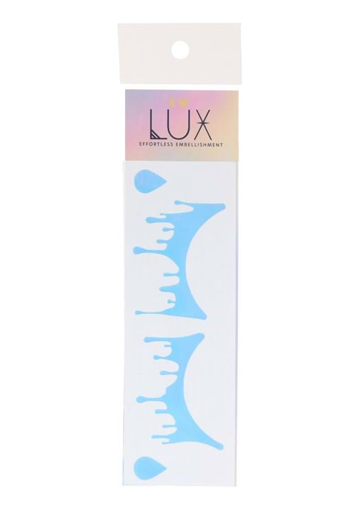 Cry Baby Electric Opal Holographic Face Decals | Costume Accessories
