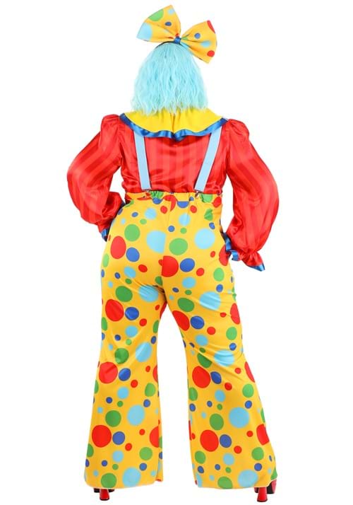Plus Size Posh Polka Dot Clown Costume | Plus Size Costumes