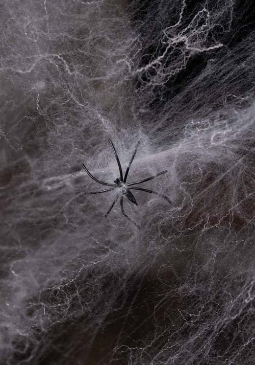 200 Square FT White Spider Web Prop | Halloween Spider Webs