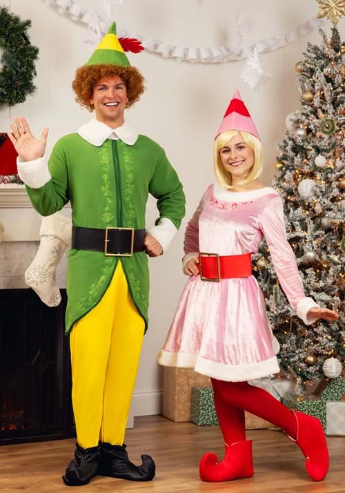 Women's Plus Size Elf Jovie Pink Costume