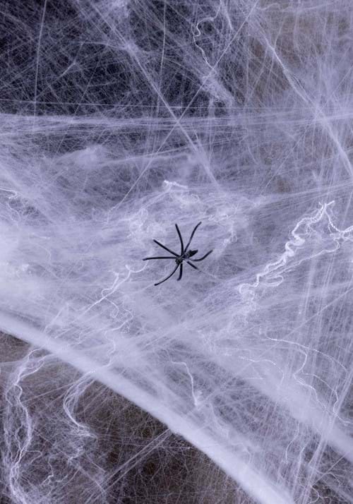 800 Square FT White Spider Web Halloween Prop | Spider Webs