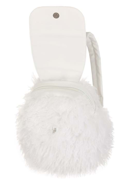 Clueless White Fuzzy Plush Backpack | Clueless Accessories