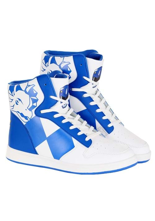 Adult Blue Power Rangers Costume Inspired Sneakers | Power Rangers ...