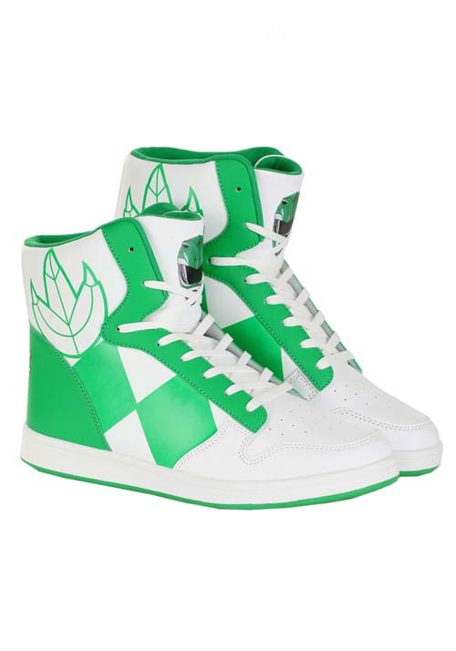Adult Power Rangers Costume Inspired Green Sneakers | Power Rangers ...