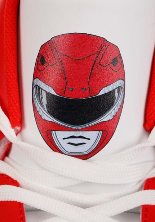 Adult Red Power Rangers Costume Inspired Sneakers | Power Rangers ...