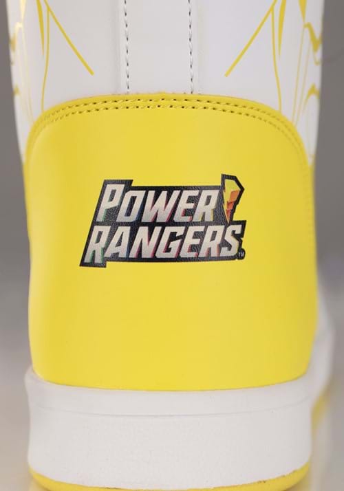 Costume Inspired Power Rangers Yellow Sneakers | Power Rangers Accessories