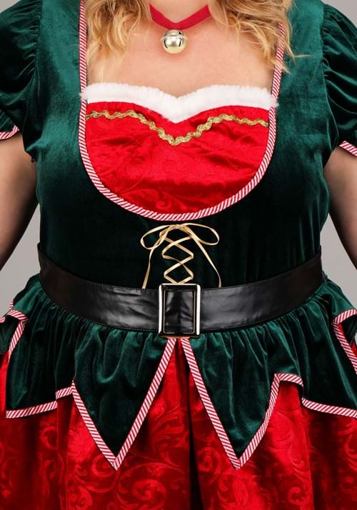 Women's Plus Size Deluxe Festive Elf Costume | Christmas Costumes