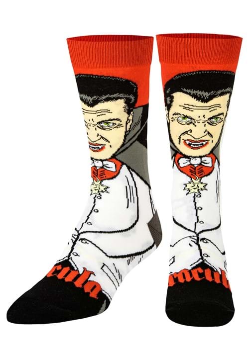 Dracula Crew Straight Adult Socks | Halloween Socks