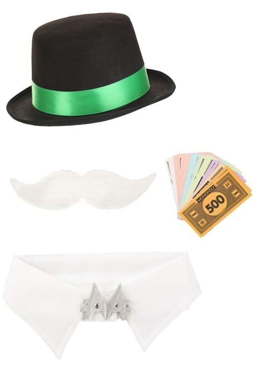 Monopoly Man Adult Costume Accessory Kit | Board Game Costumes