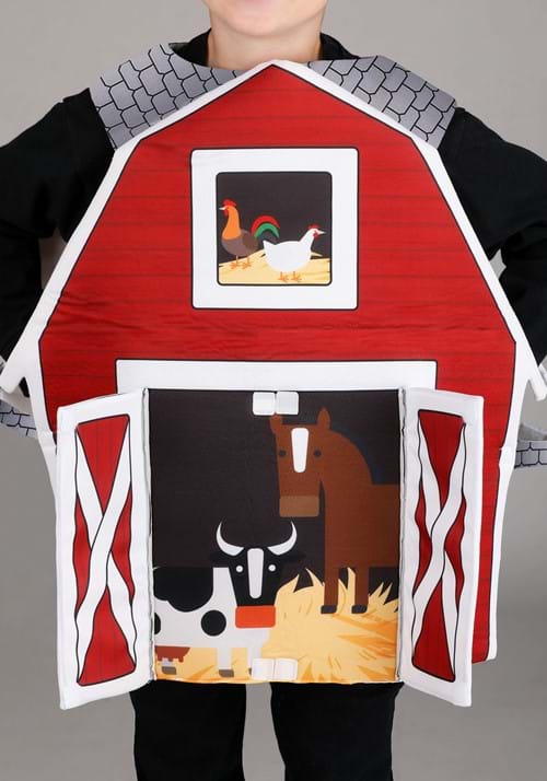 Child Big Red Barn Costume | Kid's Farm Costumes
