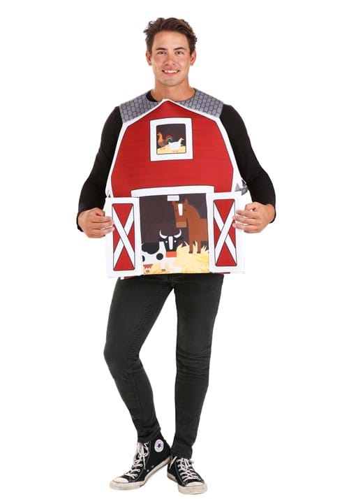 Big Red Barn Costume for Adults | Adult Farm Animal Costumes