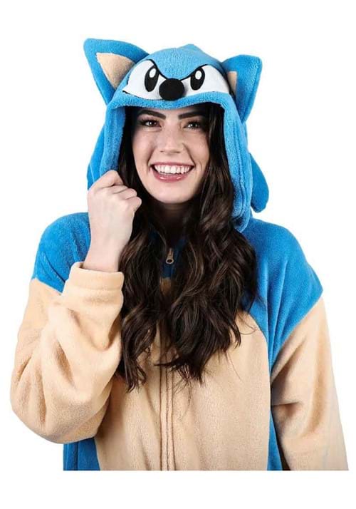 Sonic the Hedgehog Cosplay Union Suit for Adults