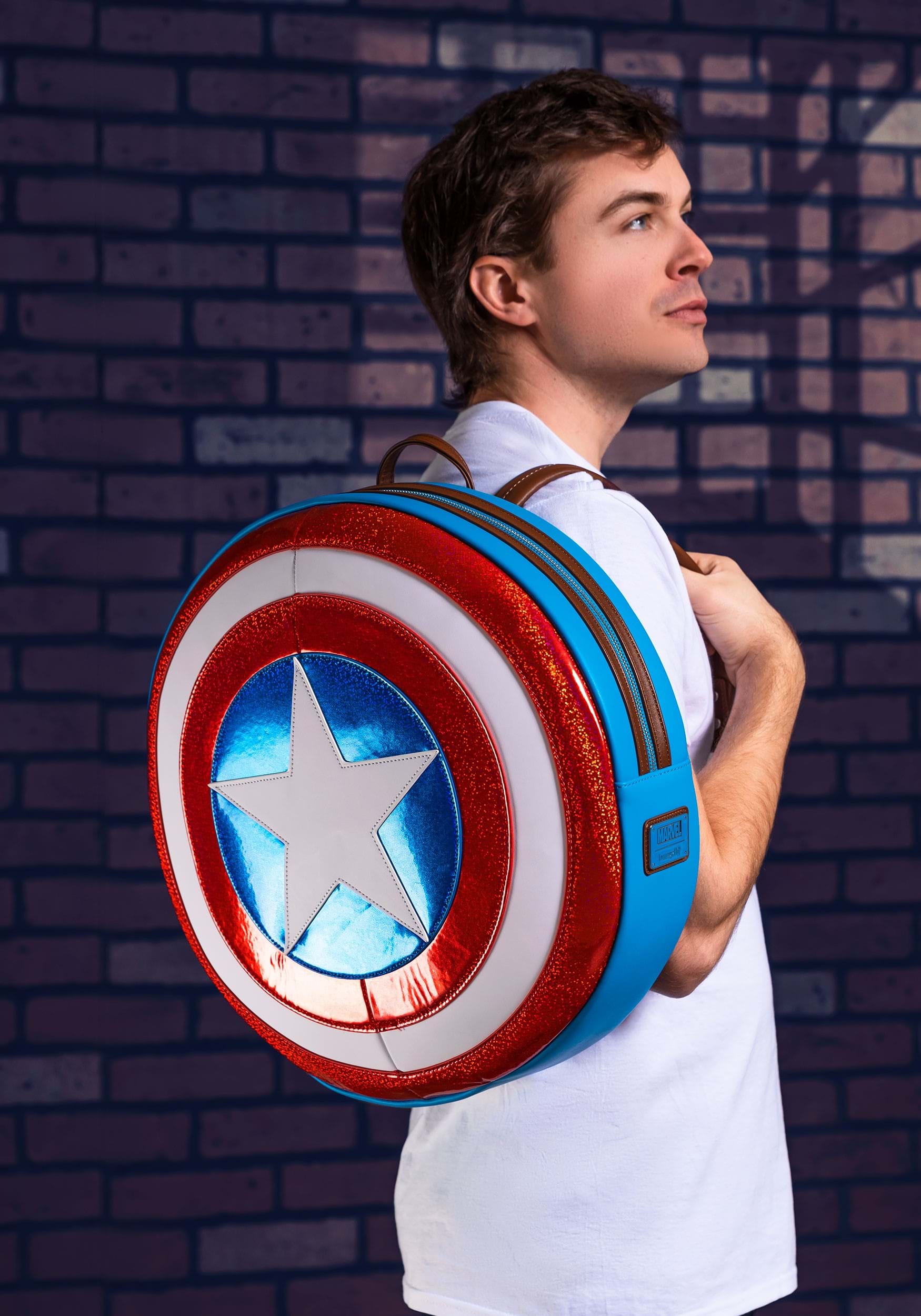 Loungefly Captain America Shield Backpack