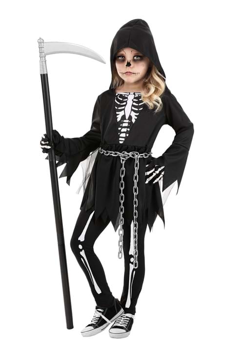 Toddler Death Costume Dress | Kid's Grim Reaper Costumes