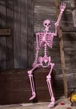 Poseable Crazy Bones Skeleton in Pink Halloween Prop