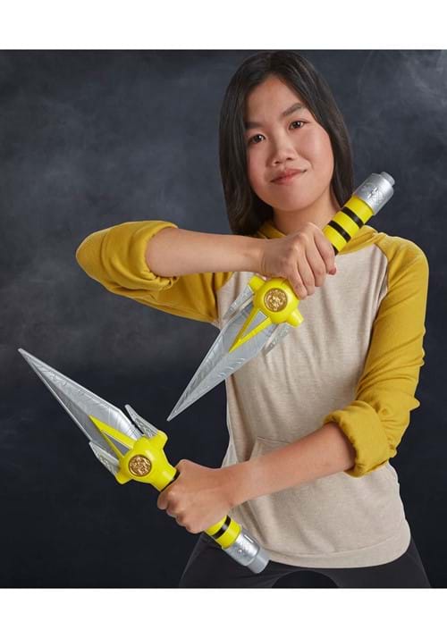 Power Rangers Yellow Ranger Power Daggers Collectible Prop Replica ...